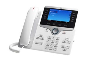 cisco ip business phone 8861, 5-inch wvga color display, gigabit ethernet switch, class 4 poe, wlan enabled, 2 usb ports, 10 sip registrations, 1-year limited hardware warranty (cp-8861-k9=)