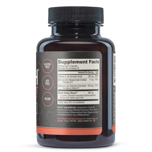 Onnit ViruTech: Antioxidant Formula with Vitamin C, Zinc, and Selenium (60ct)