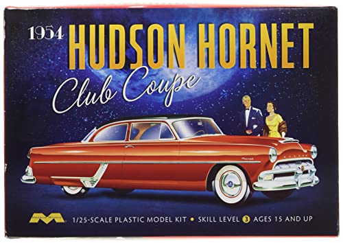 1954 Hudson Hornet Club Coupe 1:25 Scale Model Kit