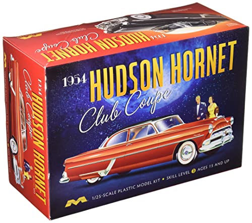 1954 Hudson Hornet Club Coupe 1:25 Scale Model Kit