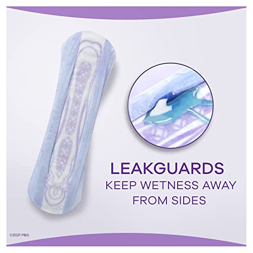 Always Discreet Incontinence Pads for Women, Heavy Absorbency, Long Length, 39 Count