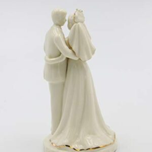 Cosmos Gifts 30715 Small Fine Porcelian 50th Anniversary Couple Figurine, 4-3/4"H, Ivory