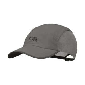 outdoor research swift cap – sun protection cap for women & men pewter/dark grey