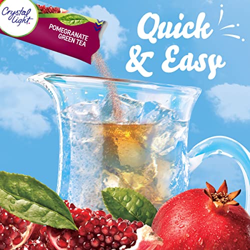 Crystal Light Sugar-Free Pomegranate Green Tea Naturally Flavored Powdered Drink Mix 5 Count Pitcher Packets