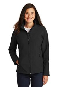 port authority ladies core soft shell jacket m black