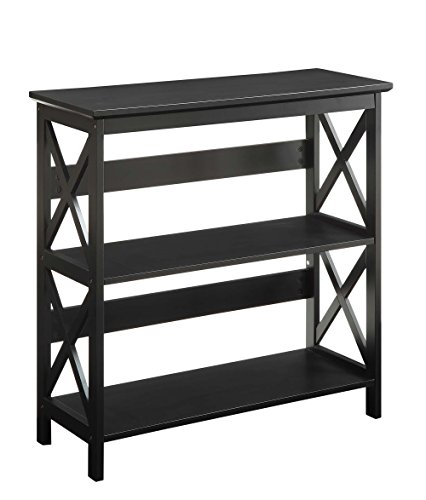 Convenience Concepts Oxford 3 Tier Bookcase, Black