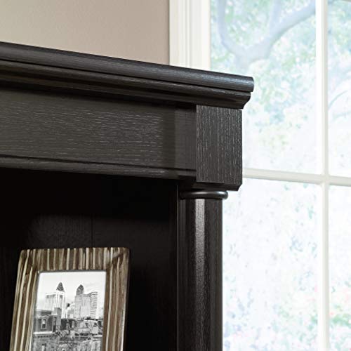 Sauder Palladia Library With Doors, Wind Oak finish