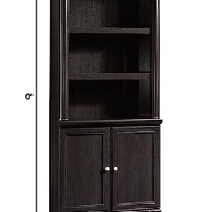 Sauder Palladia Library With Doors, Wind Oak finish