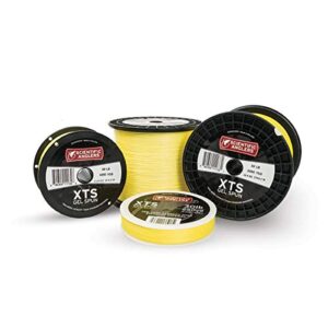 scientific anglers xts gel spun 500 yd polyethylene fly line backing, yellow, 30#