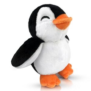 stuffed penguin - plush stuffed penguin toy - meet mr. chill, the baby penguin stuffed animal - a huggable, soft, adorable 5" baby penguin - great gift for penguin lovers of all ages, girls and boys