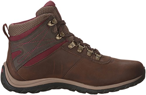 Timberland Women's Norwood Mid Waterproof Hiking Boot, dark brown, 7