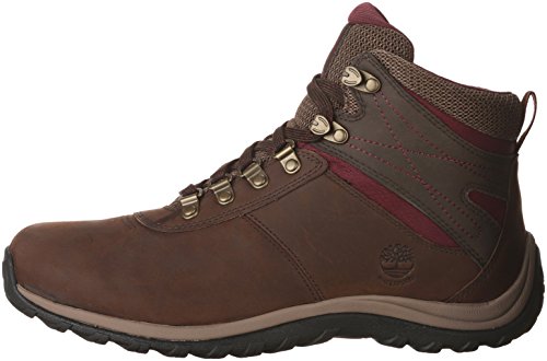 Timberland Women's Norwood Mid Waterproof Hiking Boot, dark brown, 7