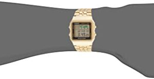 CASIO Men's Digital World TIME A500WGA-1DF Stainless Steel Watch