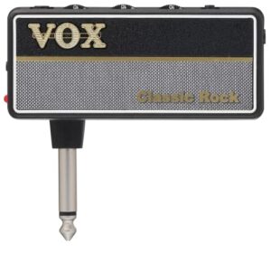 vox ap2cr amplug 2 classic rock guitar/bass headphone amplifier black