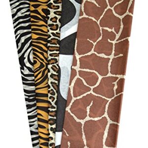 Hygloss Products Animal Print Tissue Paper - Non-Bleeding Gift Paper Assorted Animal Designs - 40 Sheets