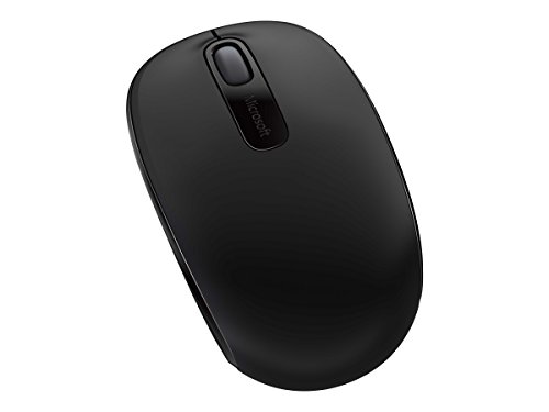 Microsoft Wireless Mobile Mouse 1850 for Business, Black. Comfortable Ergonomic Design, Wireless, USB 2.0 with Nano transceiver for PC/Laptop/Desktop, Works with Mac/Windows Computers