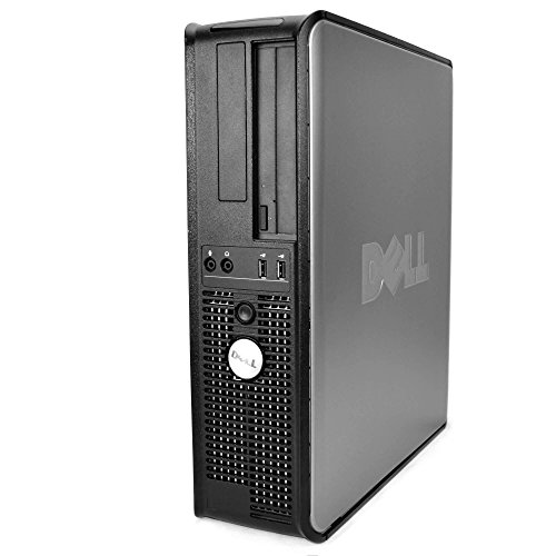 DELL Desktop Computer Package with WiFi, Dual Core 2.0GHz, 80GB, 2GB, Windows 10 Professional, DELL 17in Monitor (Renewed)']