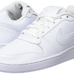 Nike Women's Ebernon Low Sneaker, White/White, 5.5 Regular US