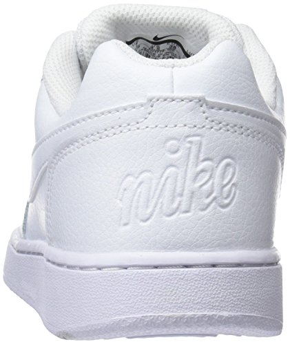 Nike Women's Ebernon Low Sneaker, White/White, 5.5 Regular US