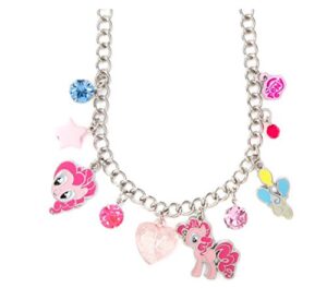 my little pony "pinkie pie charm necklace