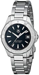 tag heuer women's way1310.ba0915 aquaracer silver-tone stainless steel watch