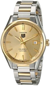 tag heuer men's war215a.bd0783 carrera two-tone watch