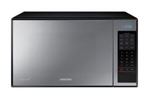 samsung mg14h3020cm 1.4 cu. ft. countertop grill microwave oven with ceramic enamel interior, black mirror finish