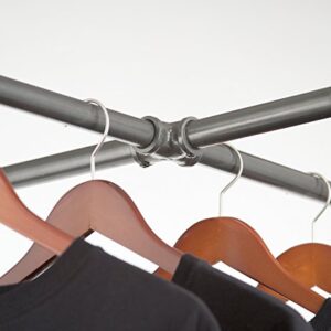 Adjustable Rolling Rack – Econoco Vintage Pipeline 2 Way Ballet Clothes Hanging Fixture