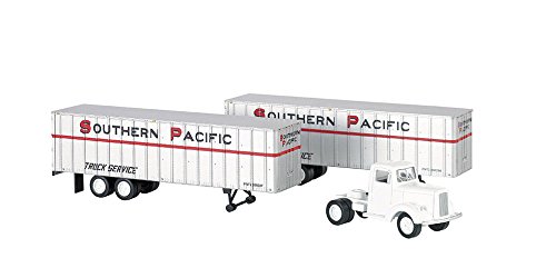 Bachmann Industries Southern Pacific 1950's/60's Truck Cab Want Two Piggy Back Trailers (HO Scale Train)