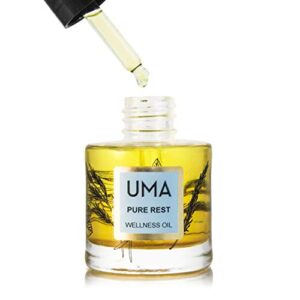 UMA Pure Rest Wellness Oil for Fatigue & Restlessness, Promotes Deep Rest Naturally | 100% Organic Ayurvedic Soothing Essential Oils (1 fl oz | 30 ml)