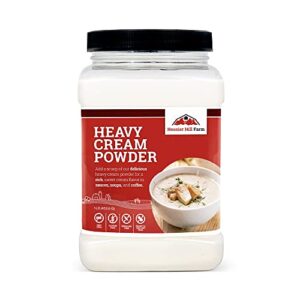 hoosier hill farm heavy cream powder jar, 1 pound