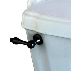 kingston brass nktal water onyx toilet tank lever, black stainless steel