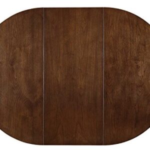 Malone Oval Dining Table Dark Walnut