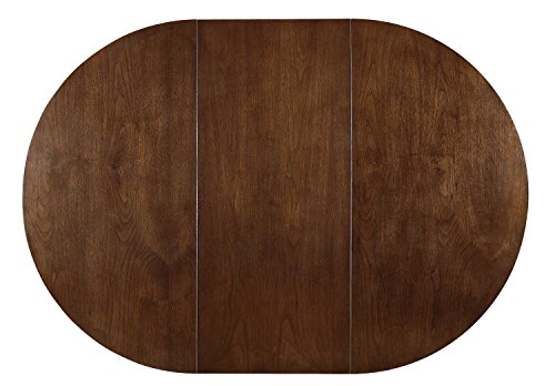 Malone Oval Dining Table Dark Walnut