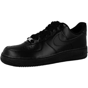 Nike Women's Air Force 1 '07 Basketball Shoe (10) Black/Black