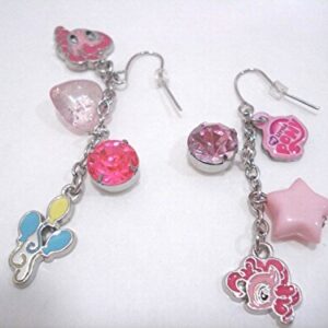 My Little Pony Charms Mismatched Drop Earrings - Pinkie Pie