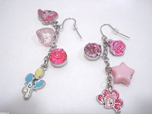 My Little Pony Charms Mismatched Drop Earrings - Pinkie Pie