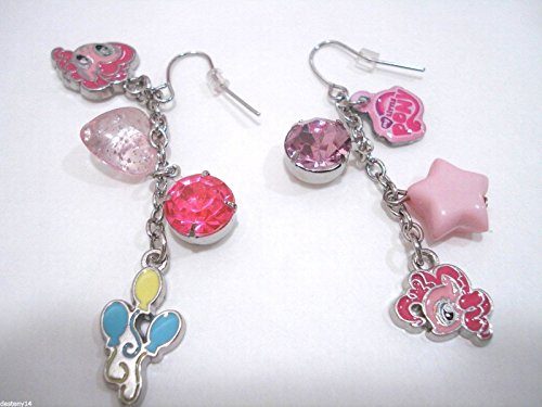 My Little Pony Charms Mismatched Drop Earrings - Pinkie Pie