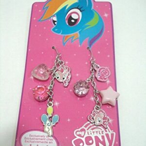 My Little Pony Charms Mismatched Drop Earrings - Pinkie Pie