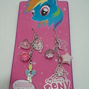 My Little Pony Charms Mismatched Drop Earrings - Pinkie Pie