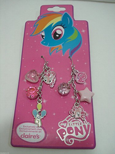 My Little Pony Charms Mismatched Drop Earrings - Pinkie Pie