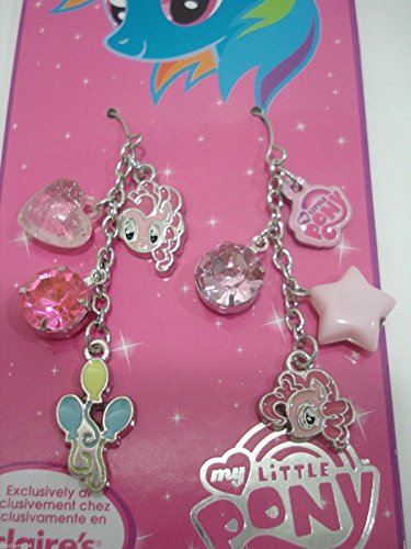 My Little Pony Charms Mismatched Drop Earrings - Pinkie Pie