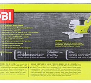 Ryobi HPL52K 6 Amp 16,500 RPM 3 1/4" Corded Hand Planer w/ Kickstand and Dual Dust Ports