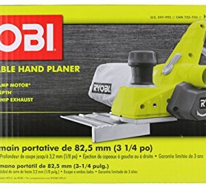 Ryobi HPL52K 6 Amp 16,500 RPM 3 1/4" Corded Hand Planer w/ Kickstand and Dual Dust Ports