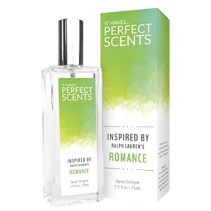 perfect scents fragrances | inspired by ralph lauren's romance | women’s eau de toilette | vegan, paraben free, phthalate free | never tested on animals | 2.5 fluid ounces