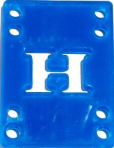 dime bag hardware skateboard 2 blue riser pads 1/8 in skateboards