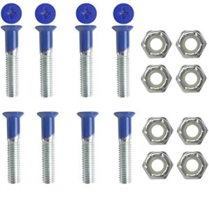 dimebag skateboard hardware 1 set blue 1 in