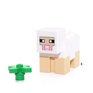 lego minecraft minifigure sheep