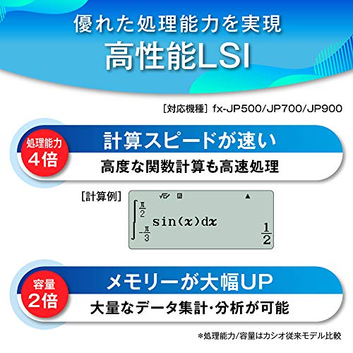 Casio fx-JP700-N Scientific Calculator, High Definition, Japanese Display, Over 600 Functions