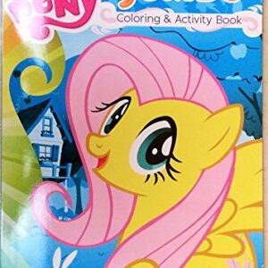 My Little Pony Jumbo Coloring & Activity Book 4 Pack - Pinkie Pie, Twilight Sparkle, Rainbow Dash & Fluttershty